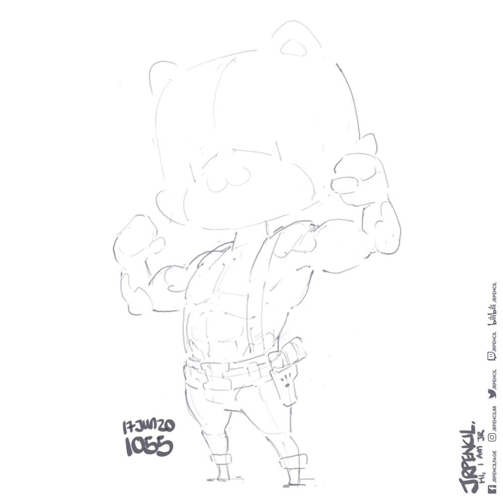 toon meowscles coloring pages