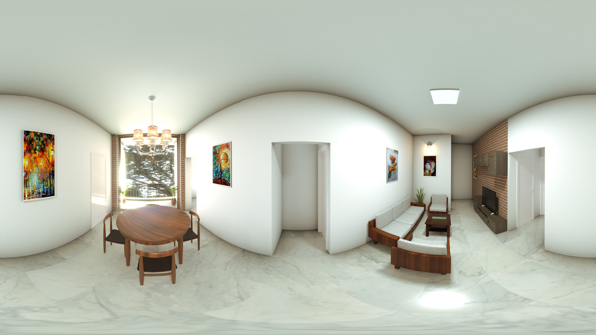 Loganathan Natarajan - 3D 360 Render - Interior