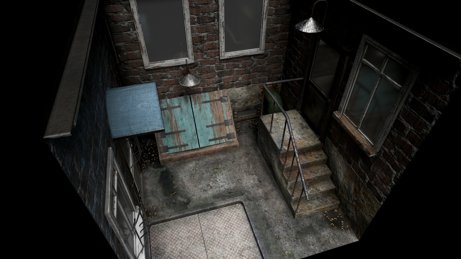 ArtStation - A Small Alley - Texture Project
