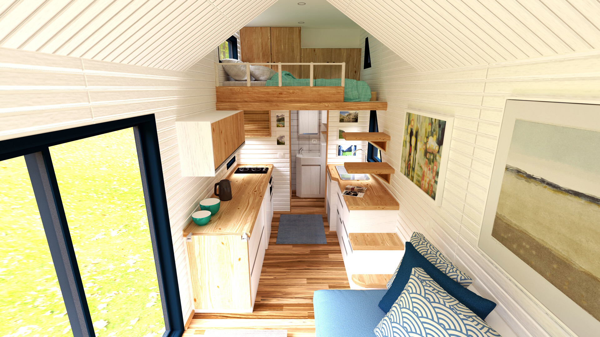 ArtStation - Tiny House - Interior Architecture