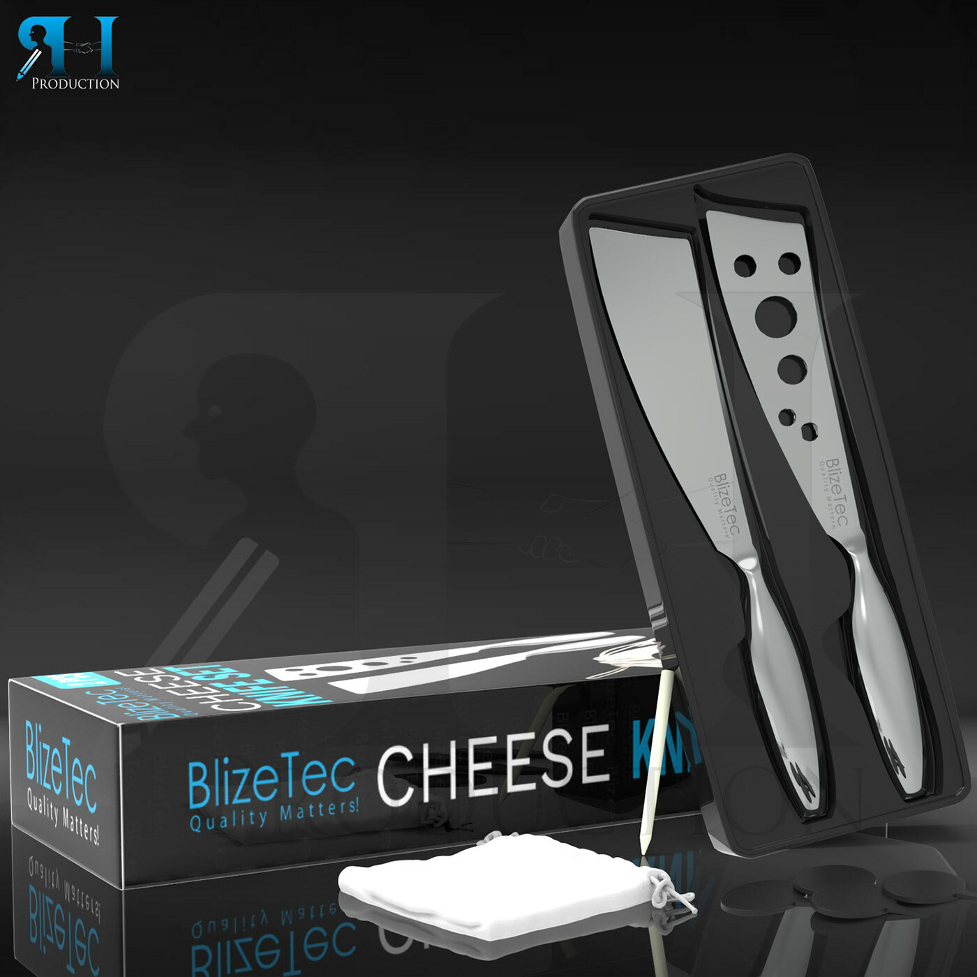 ArtStation - Cheese Knife Set