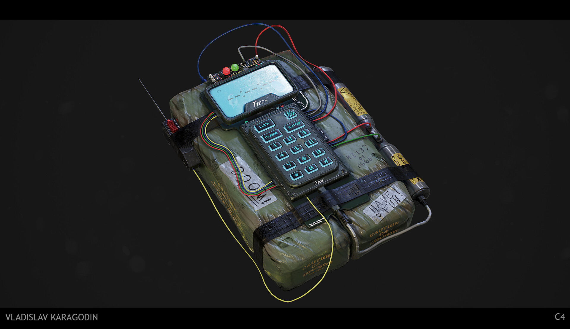 Vladislav Karagodin - C4 Bomb Explosive