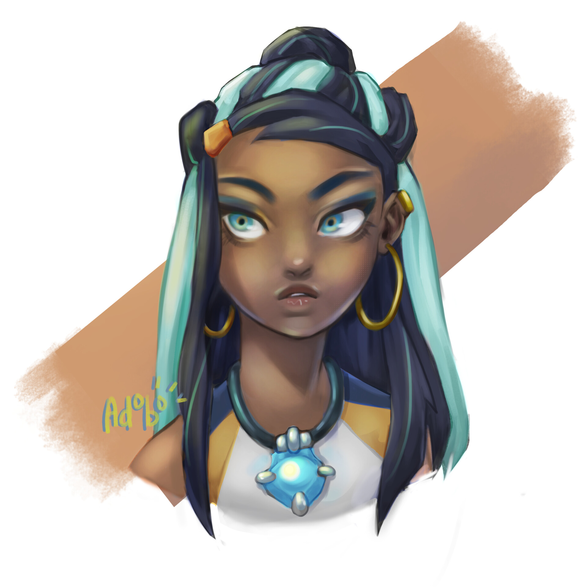 ArtStation - Nessa - Pokemon Sword and Shield