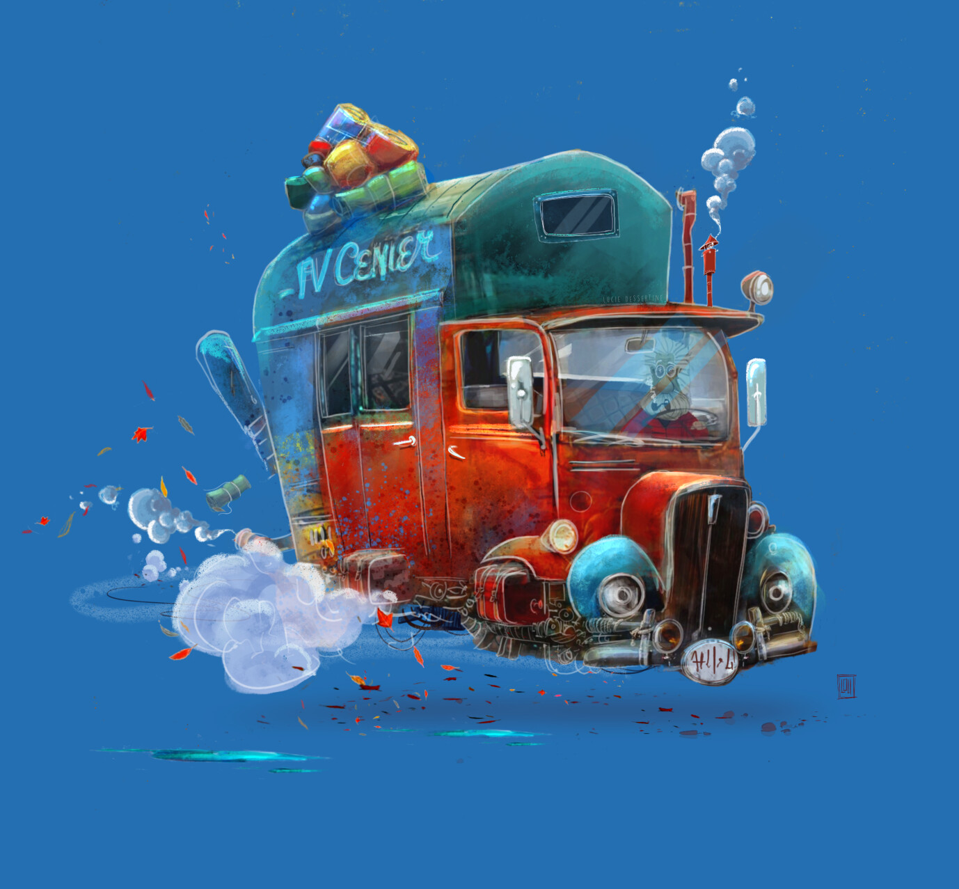 ArtStation - Flying car