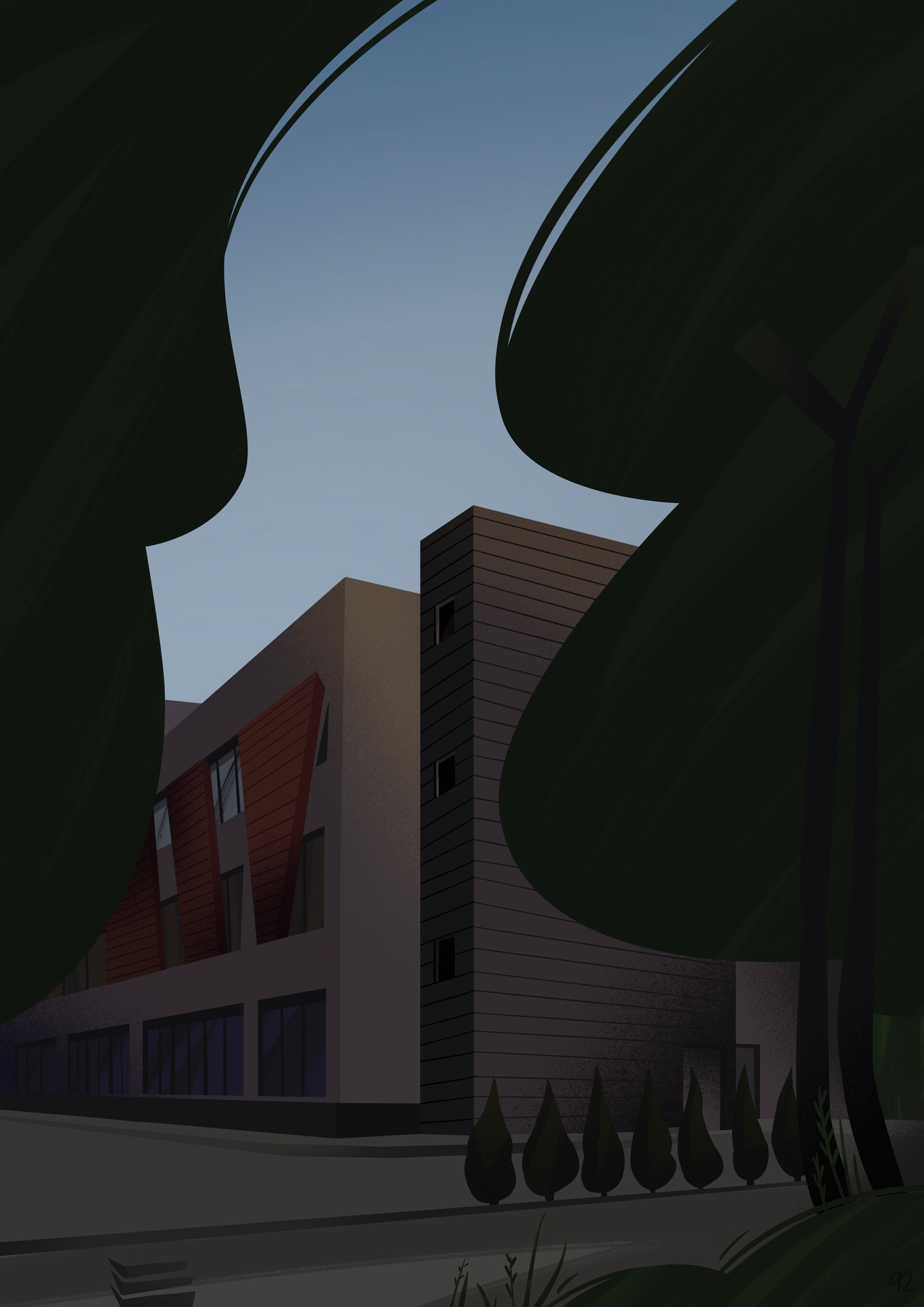 ArtStation - Kyiv silent mood