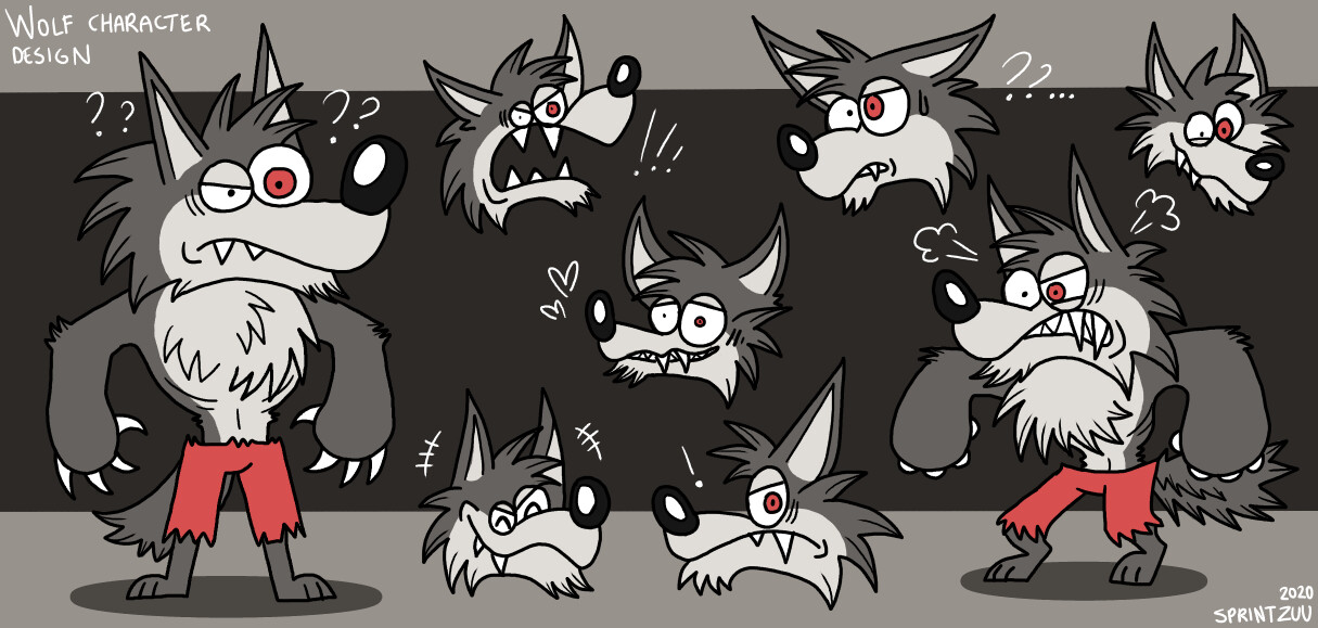 ArtStation - Big Bad Wolf - Character Design