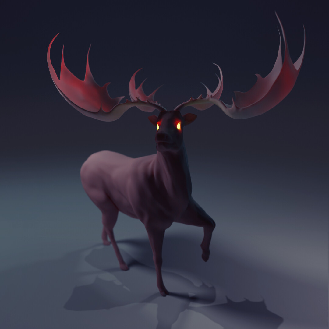 ArtStation - Elk Study