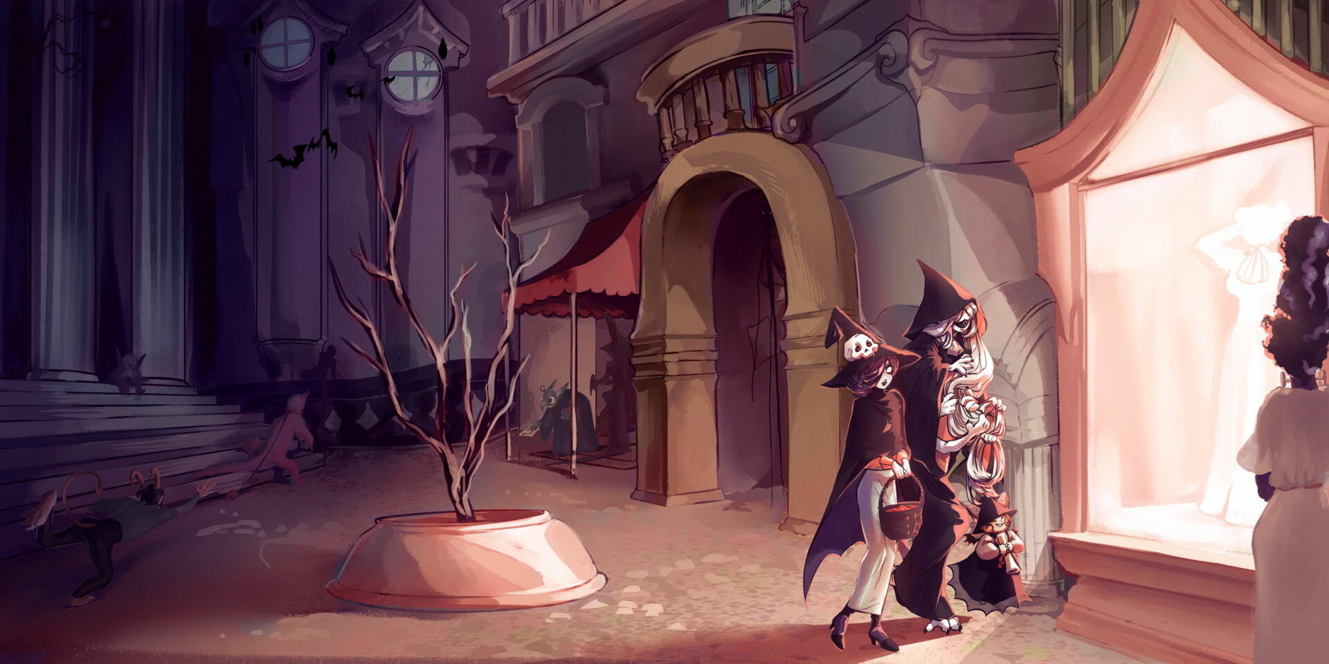 ArtStation - Witch Trio - Explorations