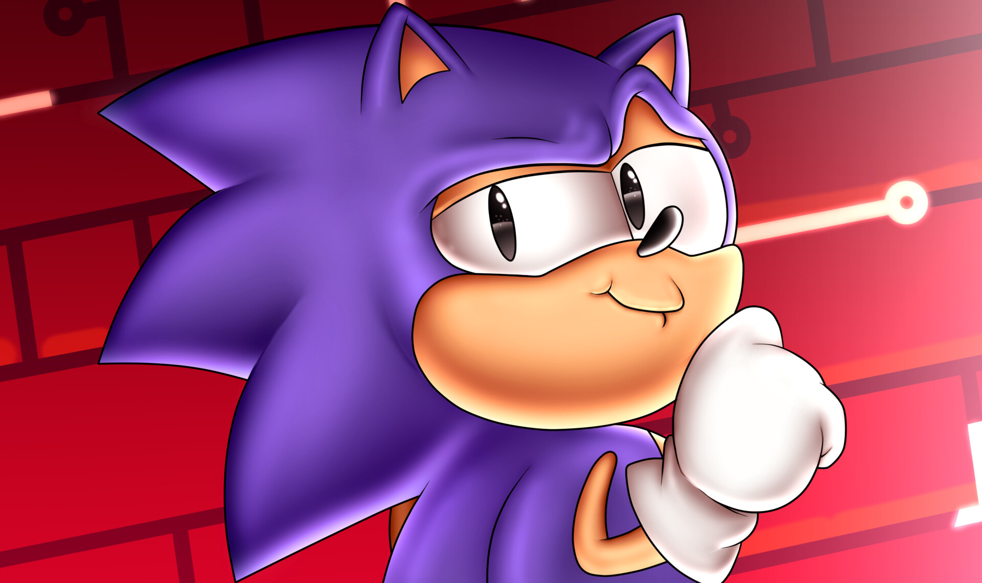 ArtStation - Sonic Re-Draw contribution + Speed Art