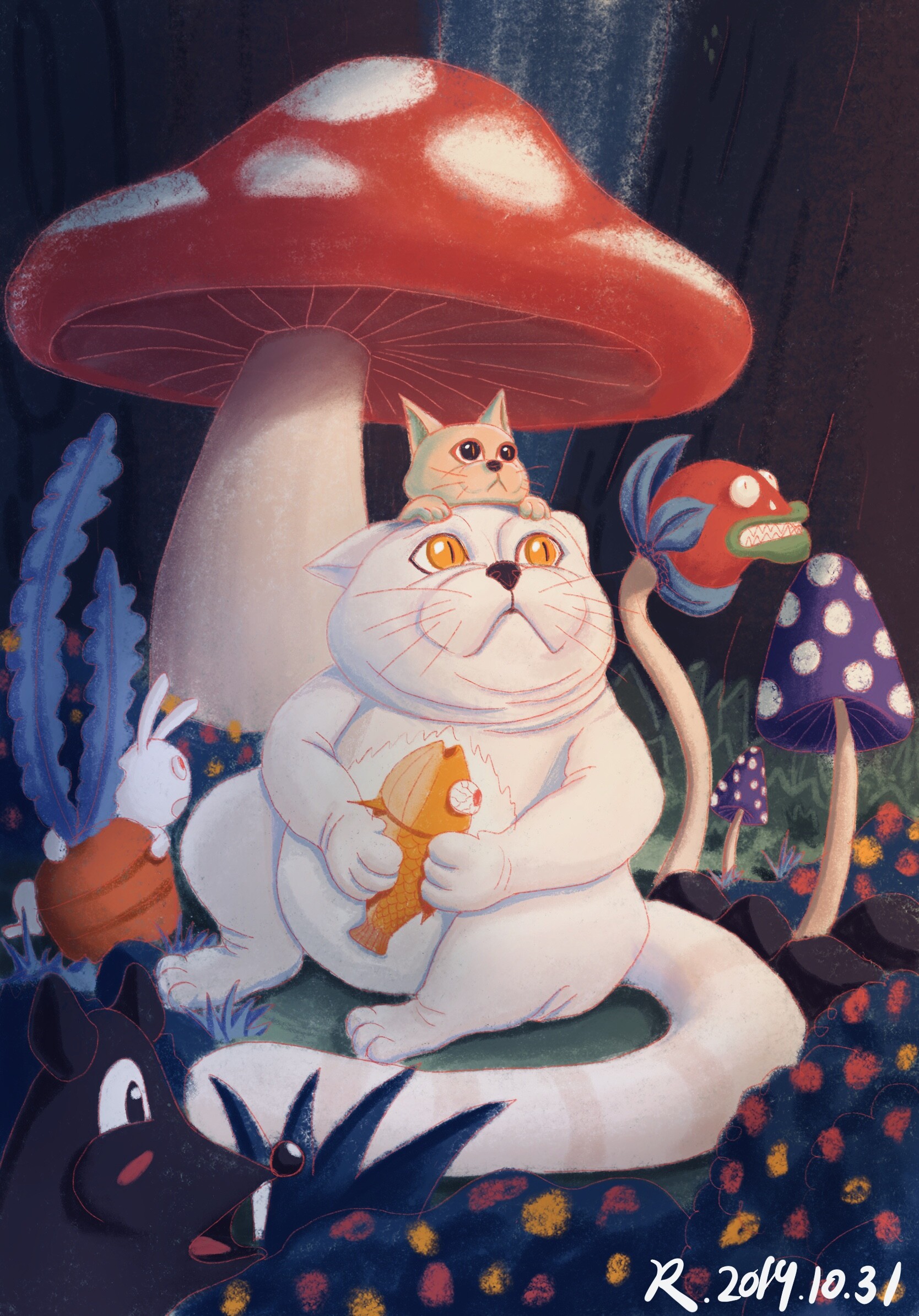 ArtStation - Fat cat