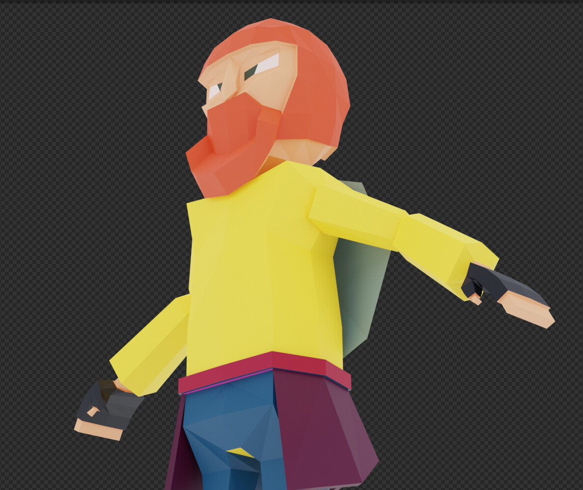 ArtStation - Low Poly Character