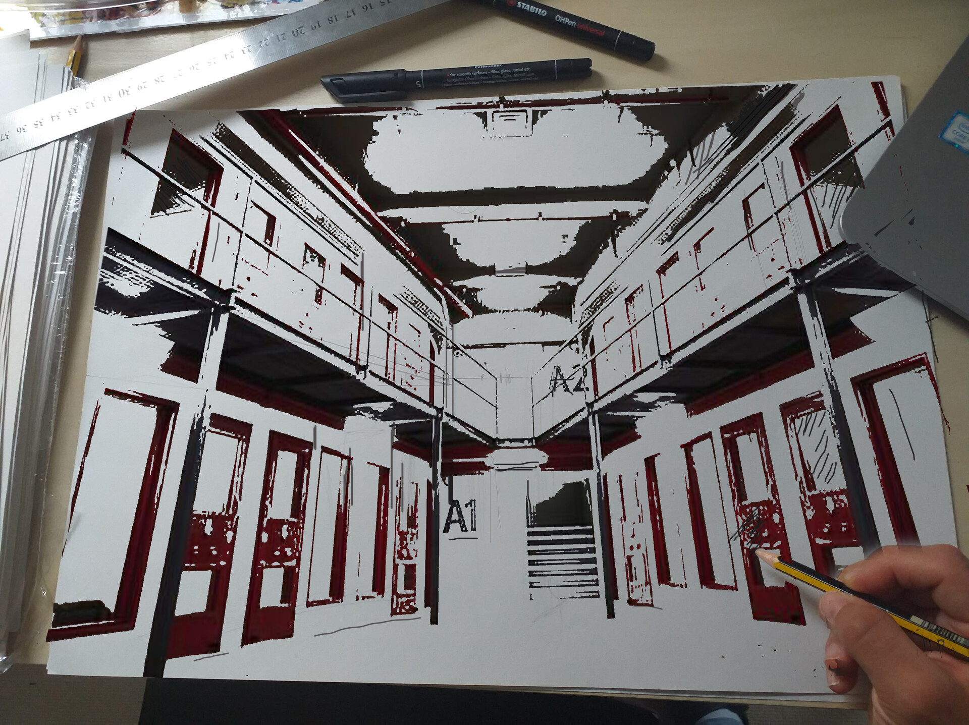 ArtStation - THE ORANGE IS THE NEW BLACK PRISON.