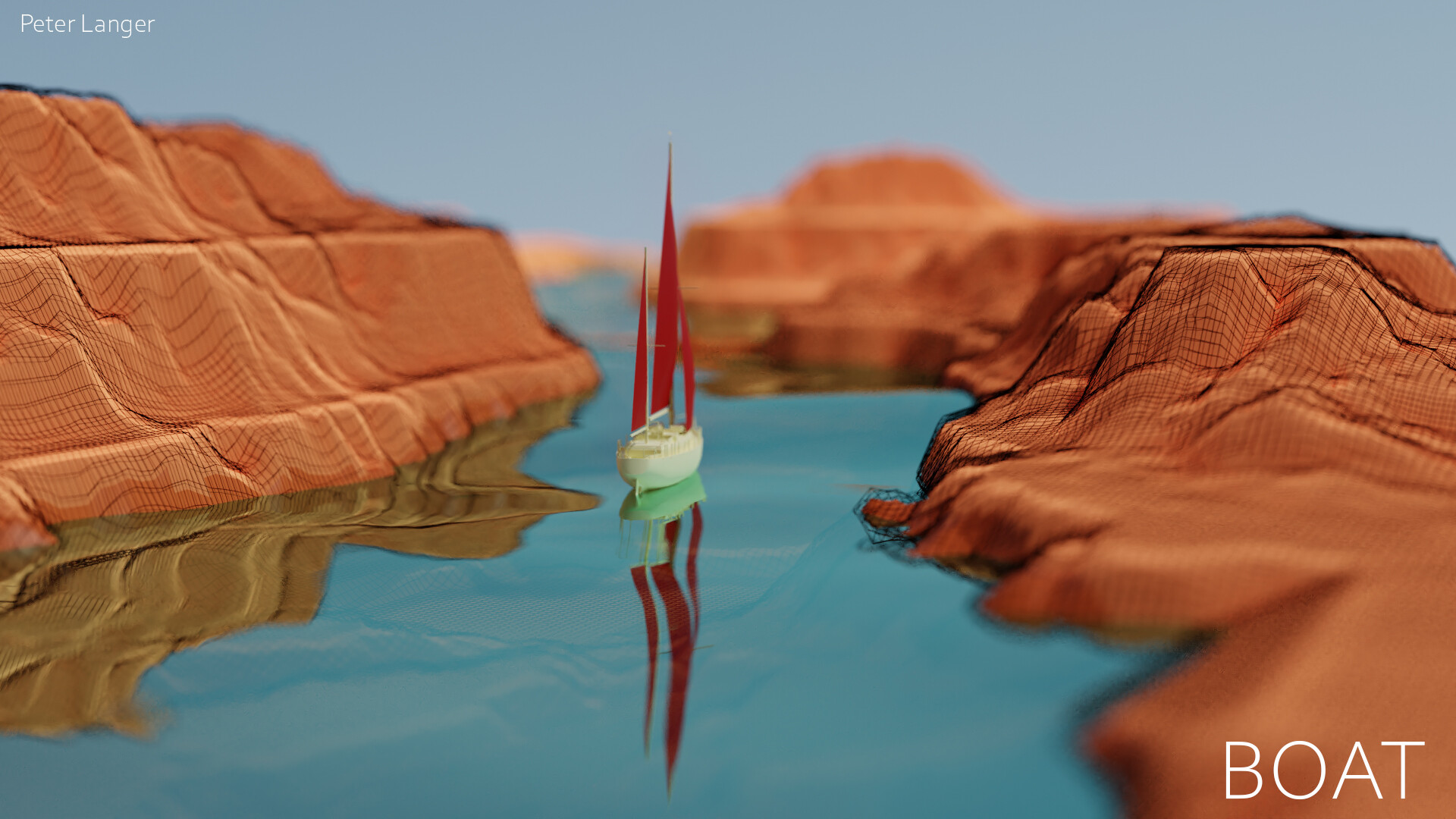 ArtStation - Desert n Boat