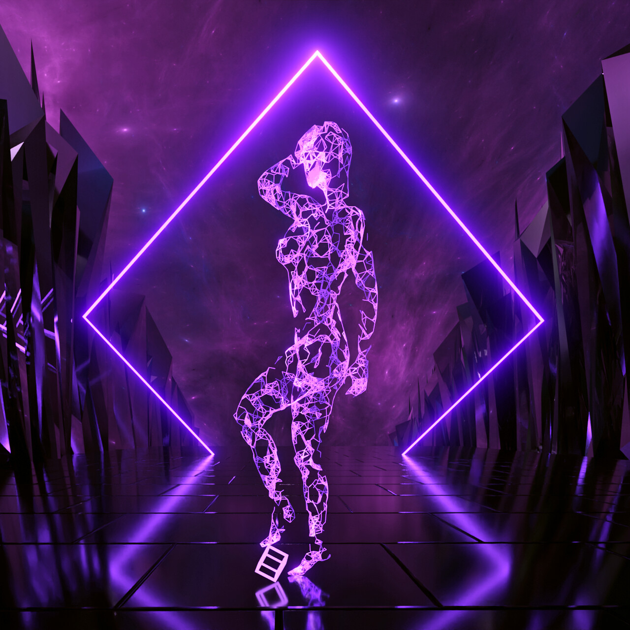 ArtStation - Ultraviolet girl