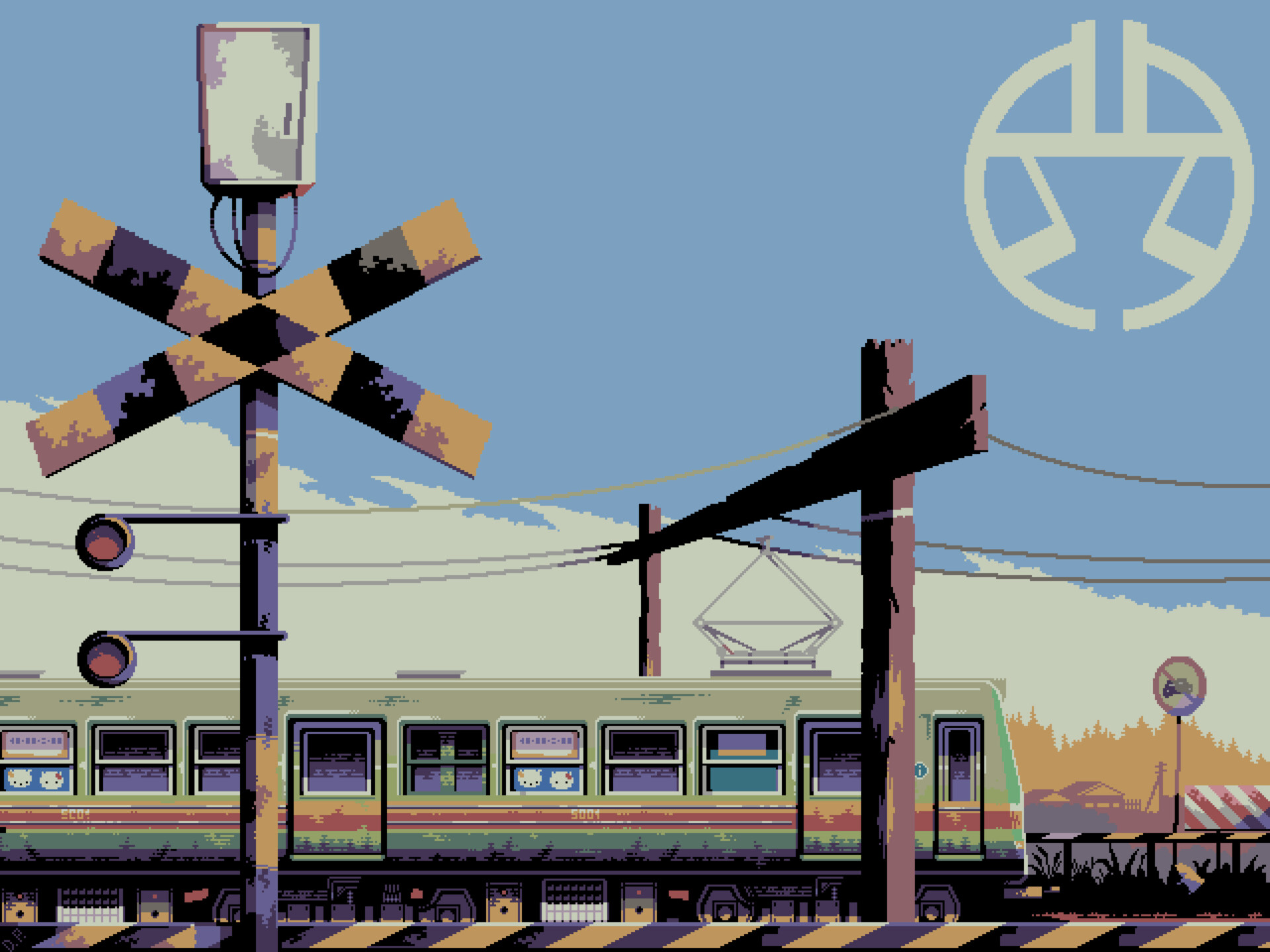 ArtStation - Green Frog Train