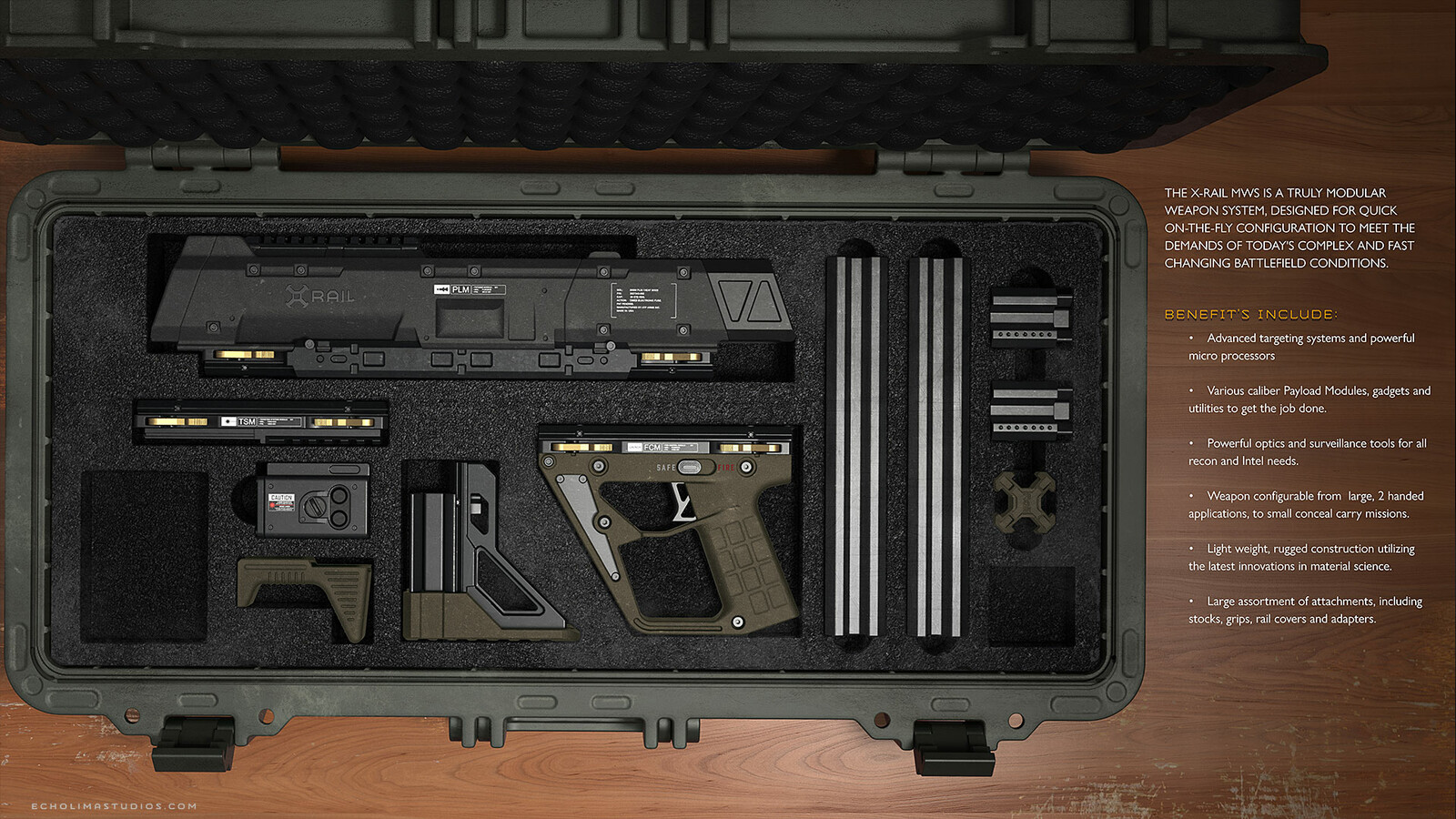 ECHO LIMA - X RAIL Modular Weapon System