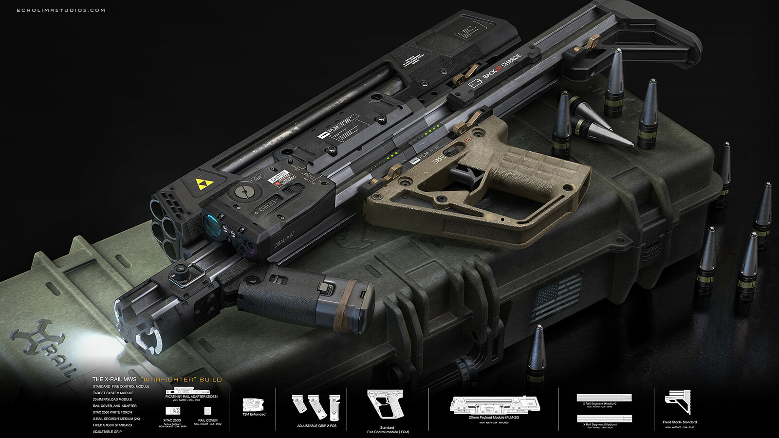 ECHO LIMA - X RAIL Modular Weapon System