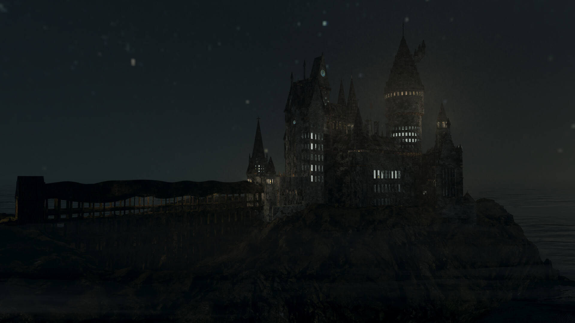Sayak Banerjee - Hogwarts Castle 3d Model