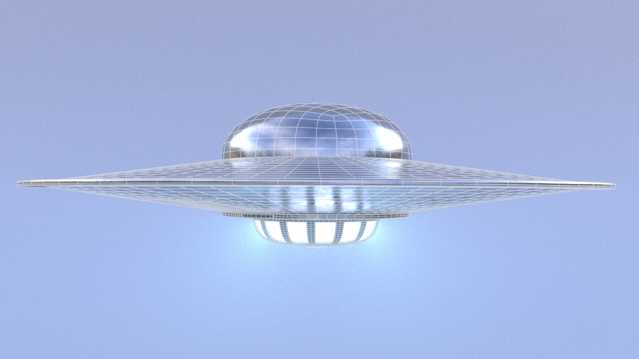 Forbidden Planet Saucer Model