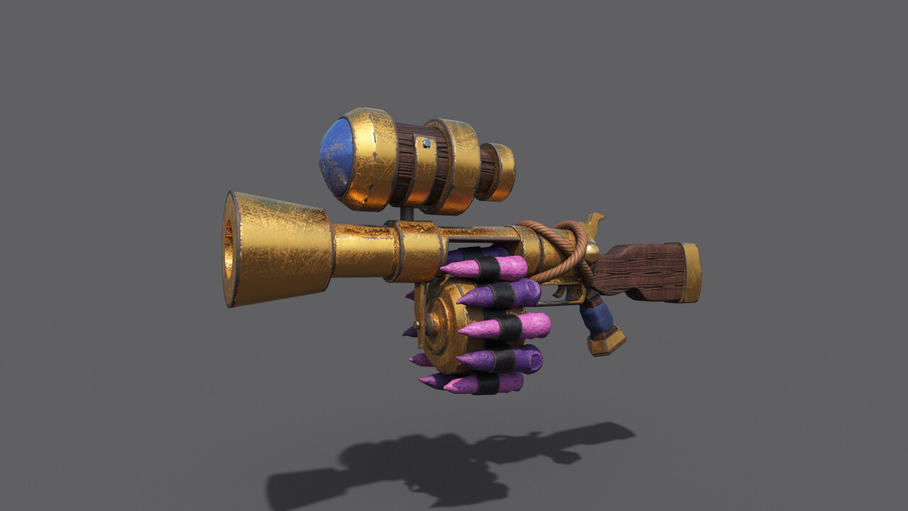 ArtStation - Fantasy Gun