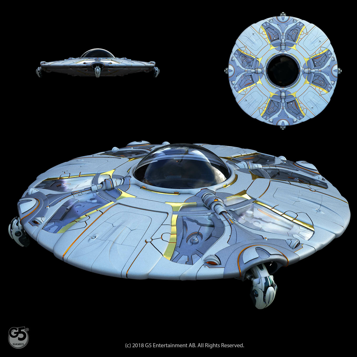 ArtStation - Alien spaceship