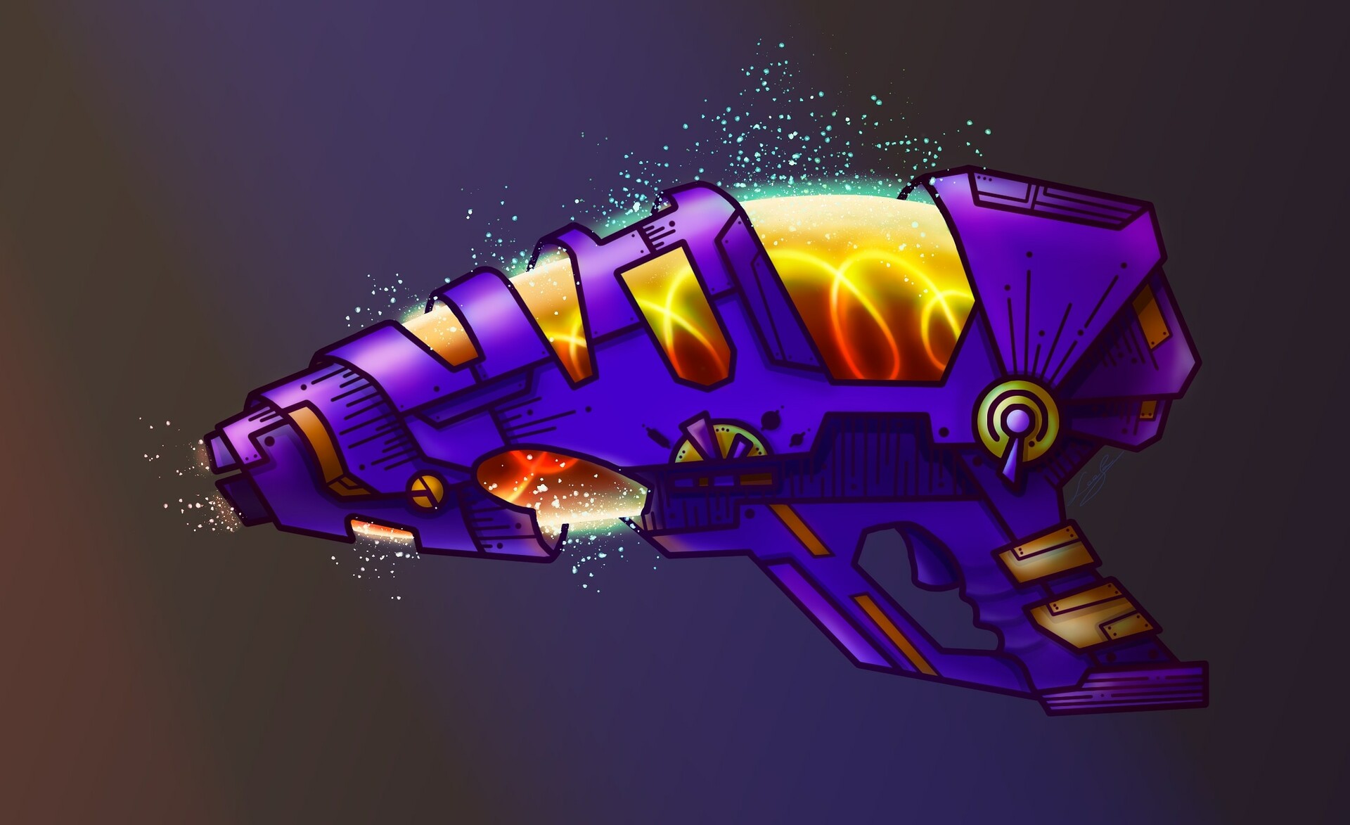 ArtStation - Heat gun