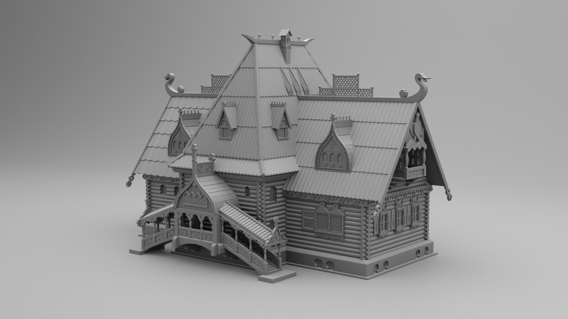 ArtStation - Printable big house model