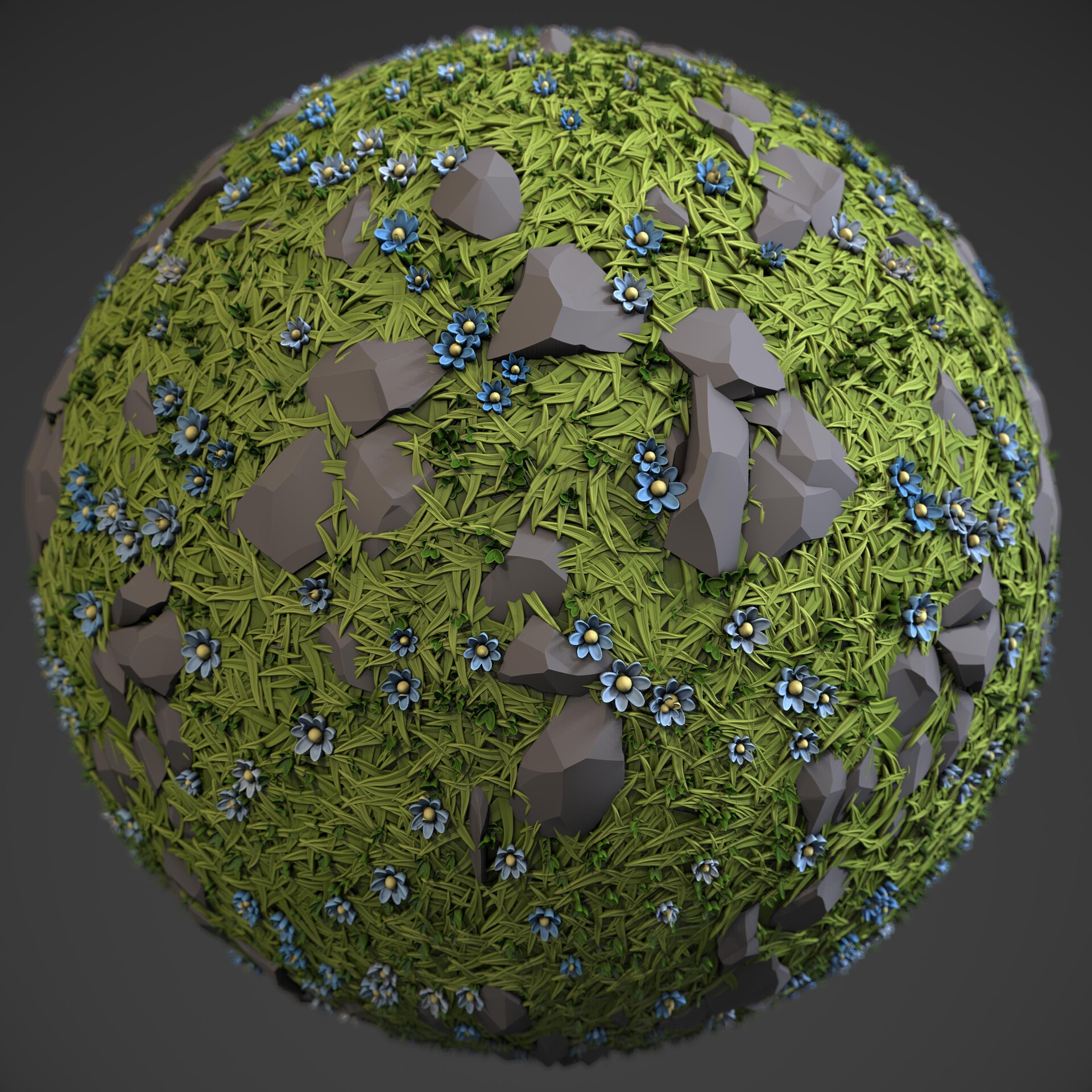 Daniel Herbst - Stylized Grass - Substance Designer