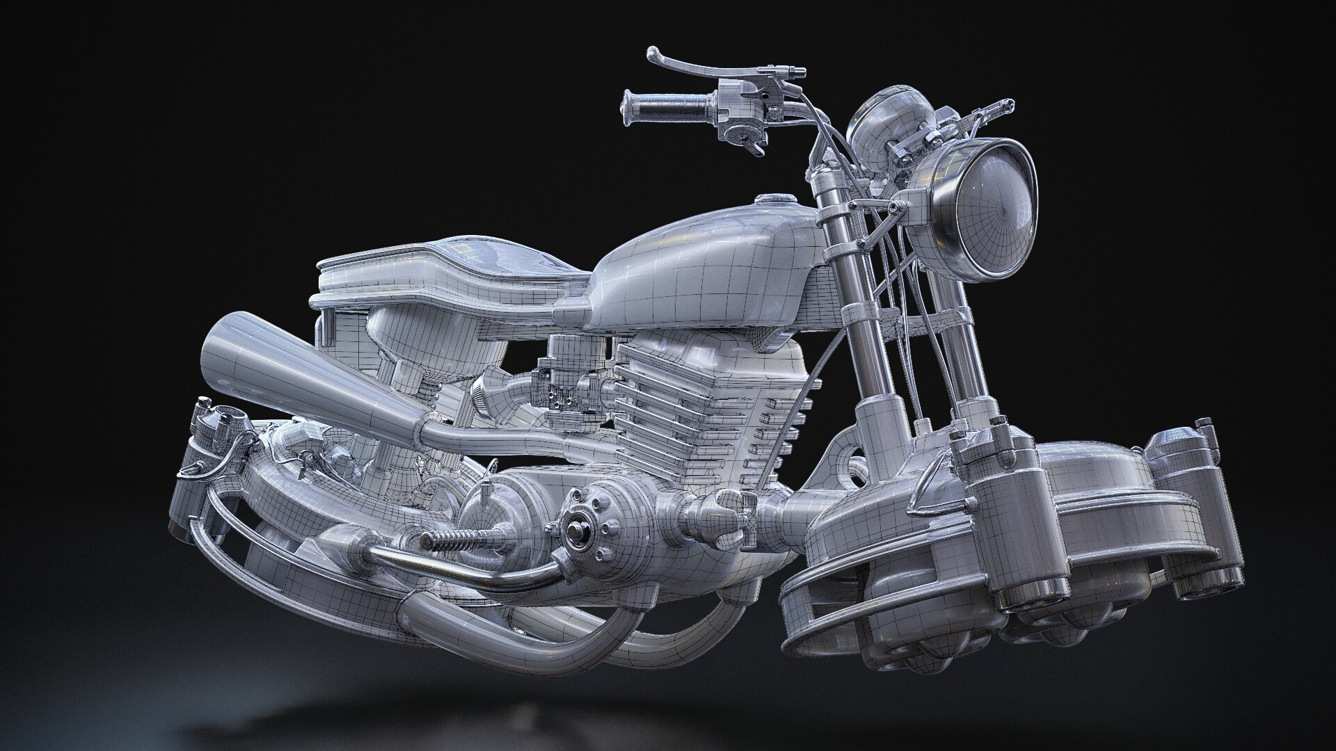 J. Charles - Vanessa - Hoverbike Polycount May-June Challenge 2020