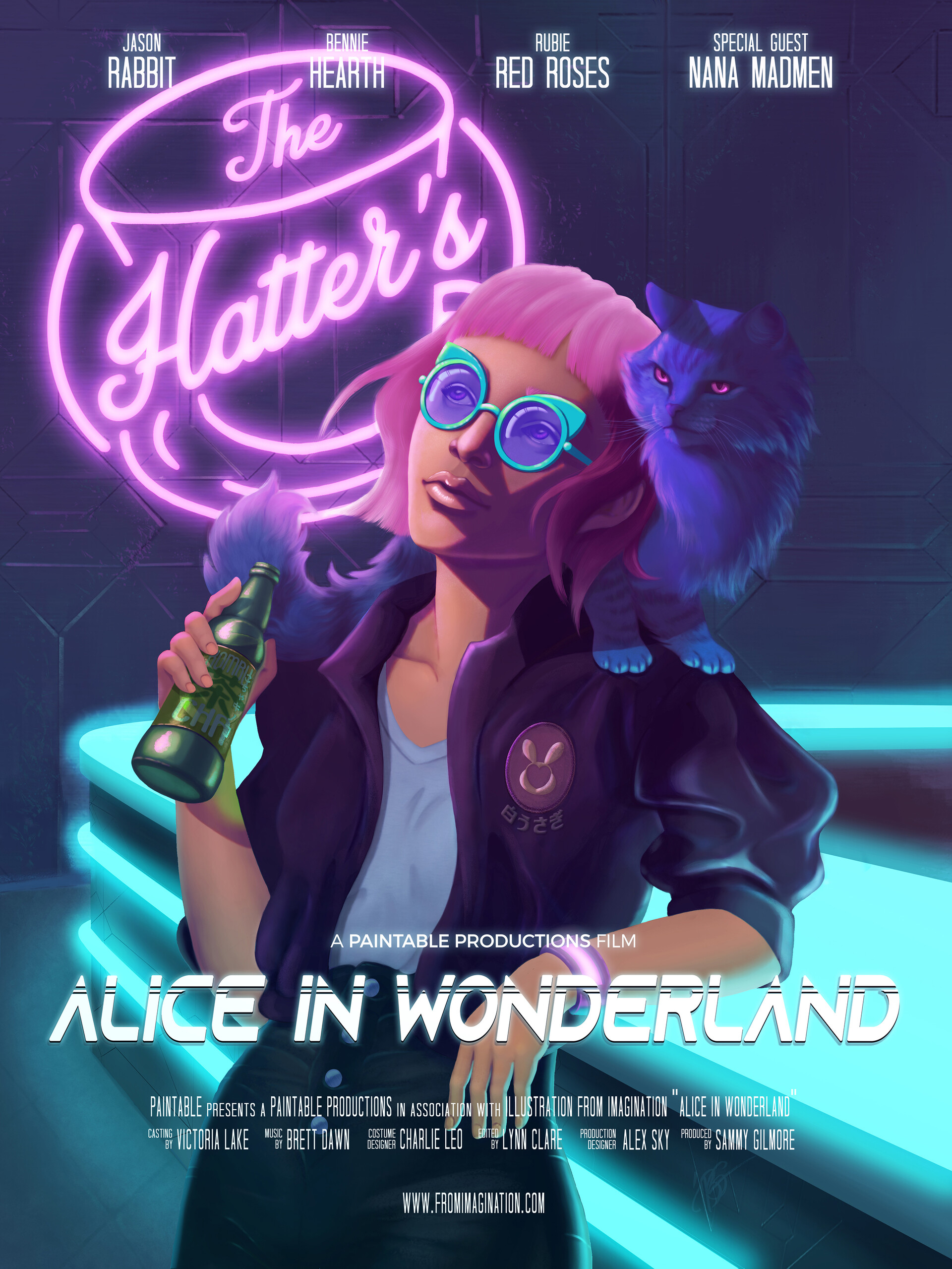 Inny Bee Goossens - Alice in Wonderland Movie Poster