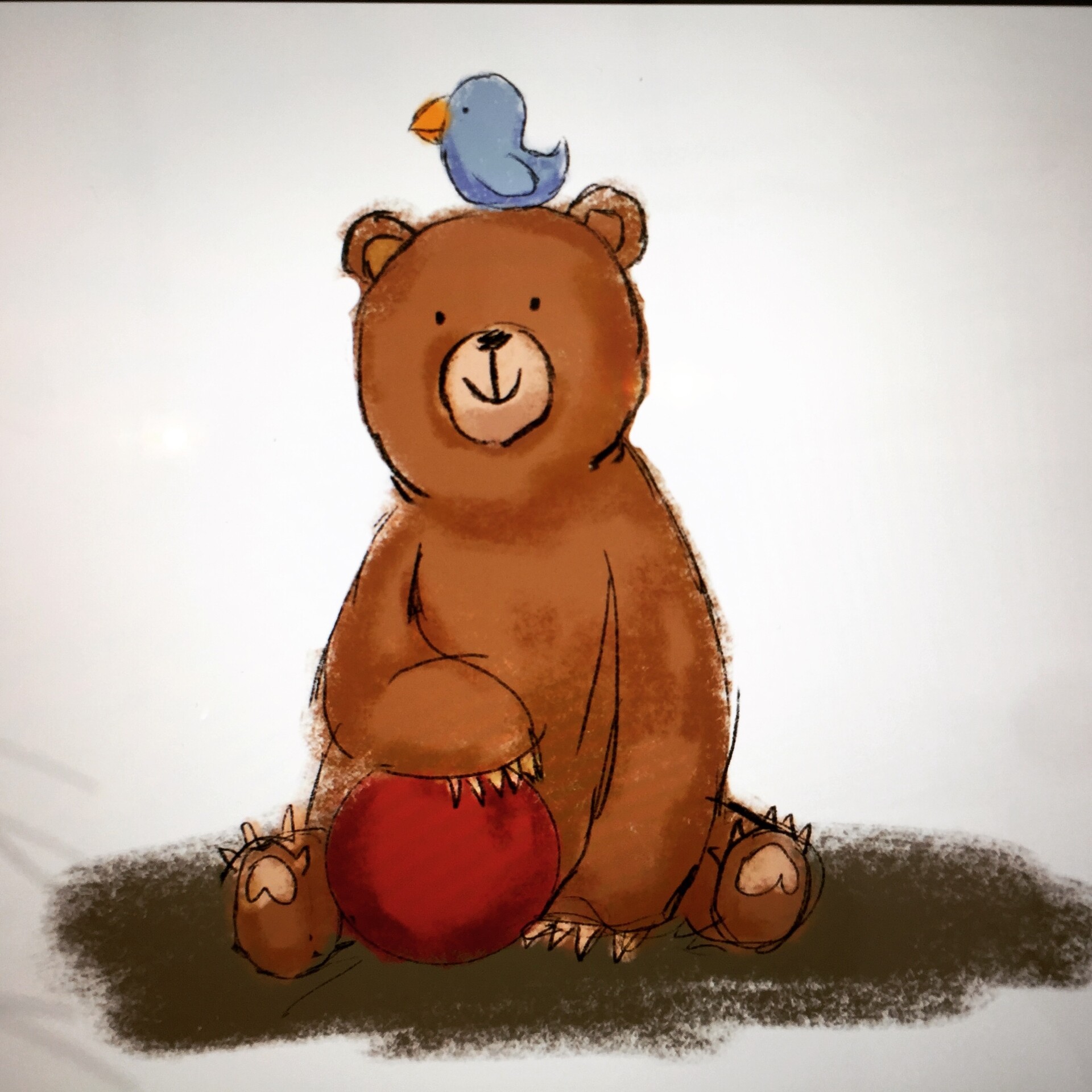 ArtStation - Bear and bird