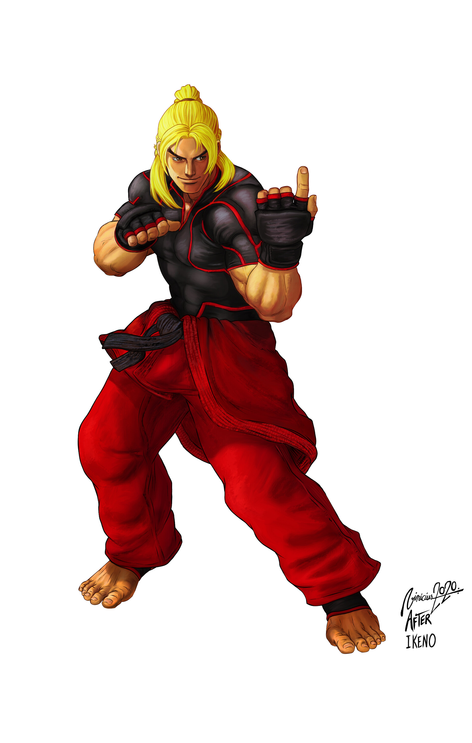 ArtStation - Ken Master by Vinicius Moura After Ikeno