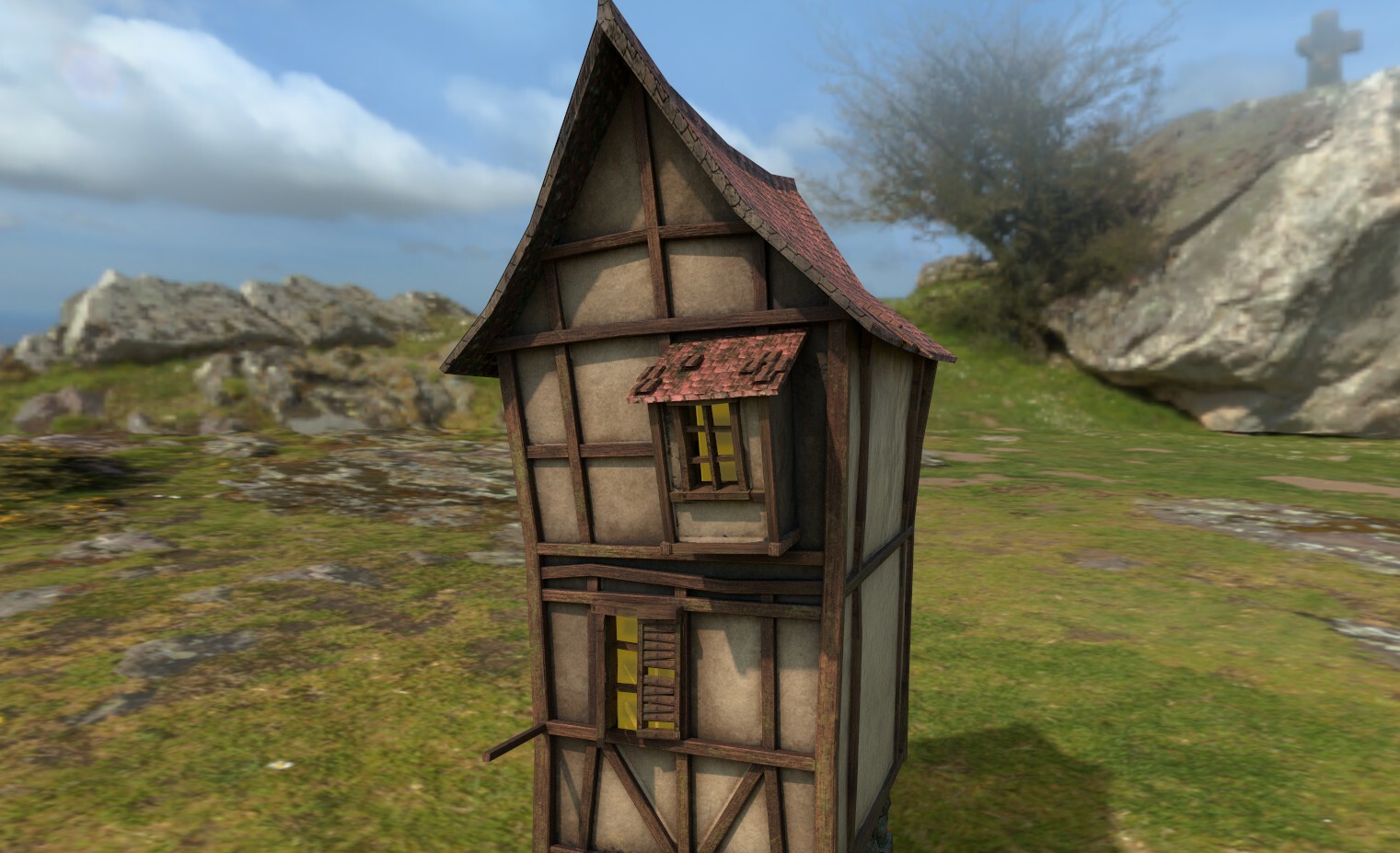 ArtStation - Stylized Village House