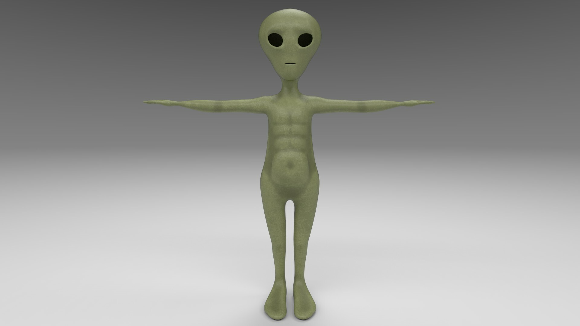 ArtStation - 3D Alien Low Poly