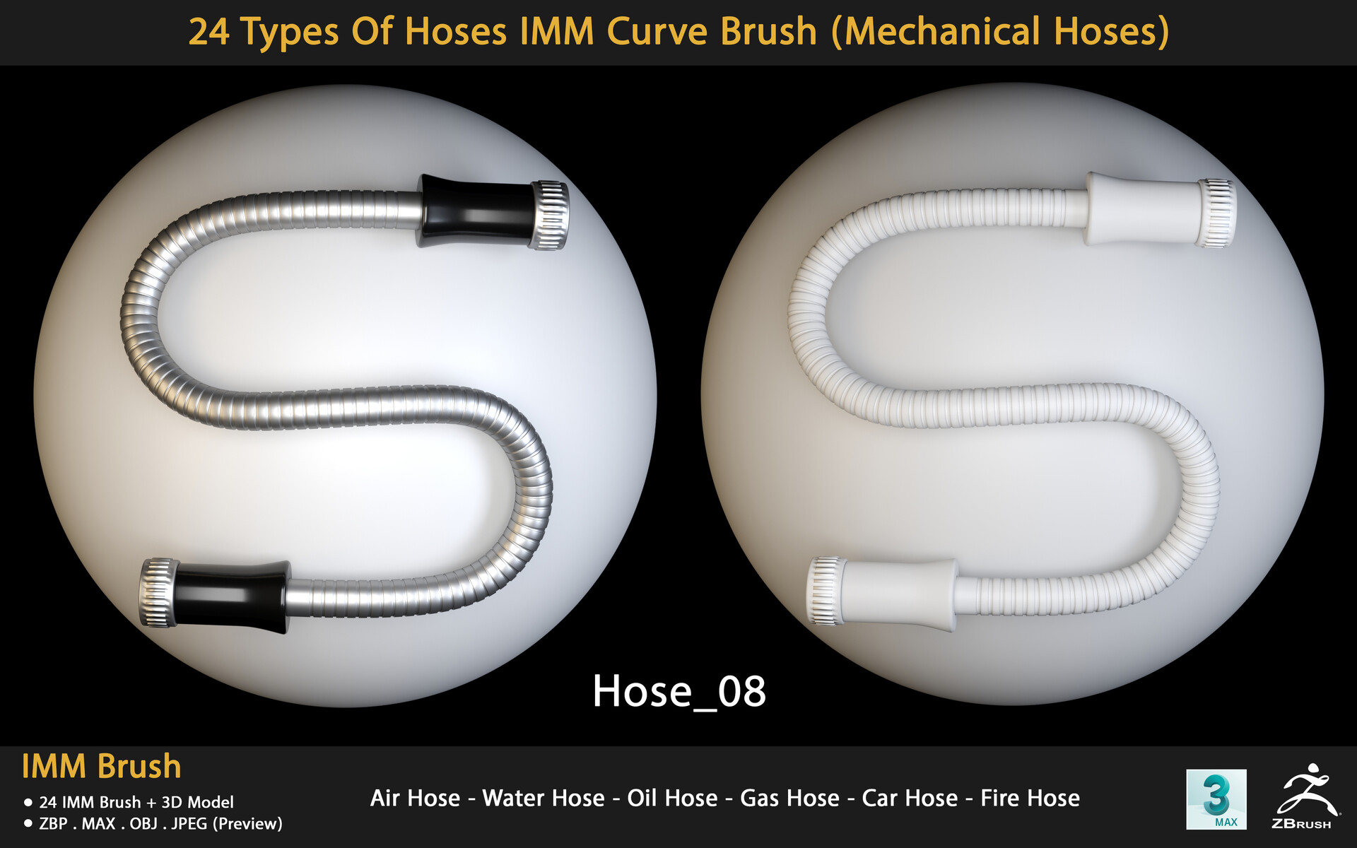mohamad shalibaik - 24 Types Of Hoses IMM Curve Brush (Mechanical Hoses)