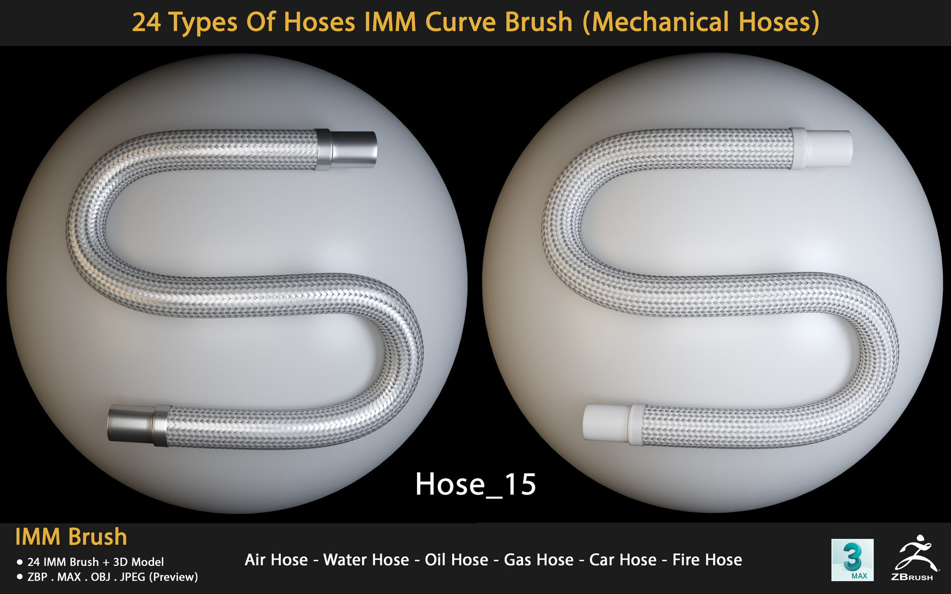 mohamad shalibaik - 24 Types Of Hoses IMM Curve Brush (Mechanical Hoses)