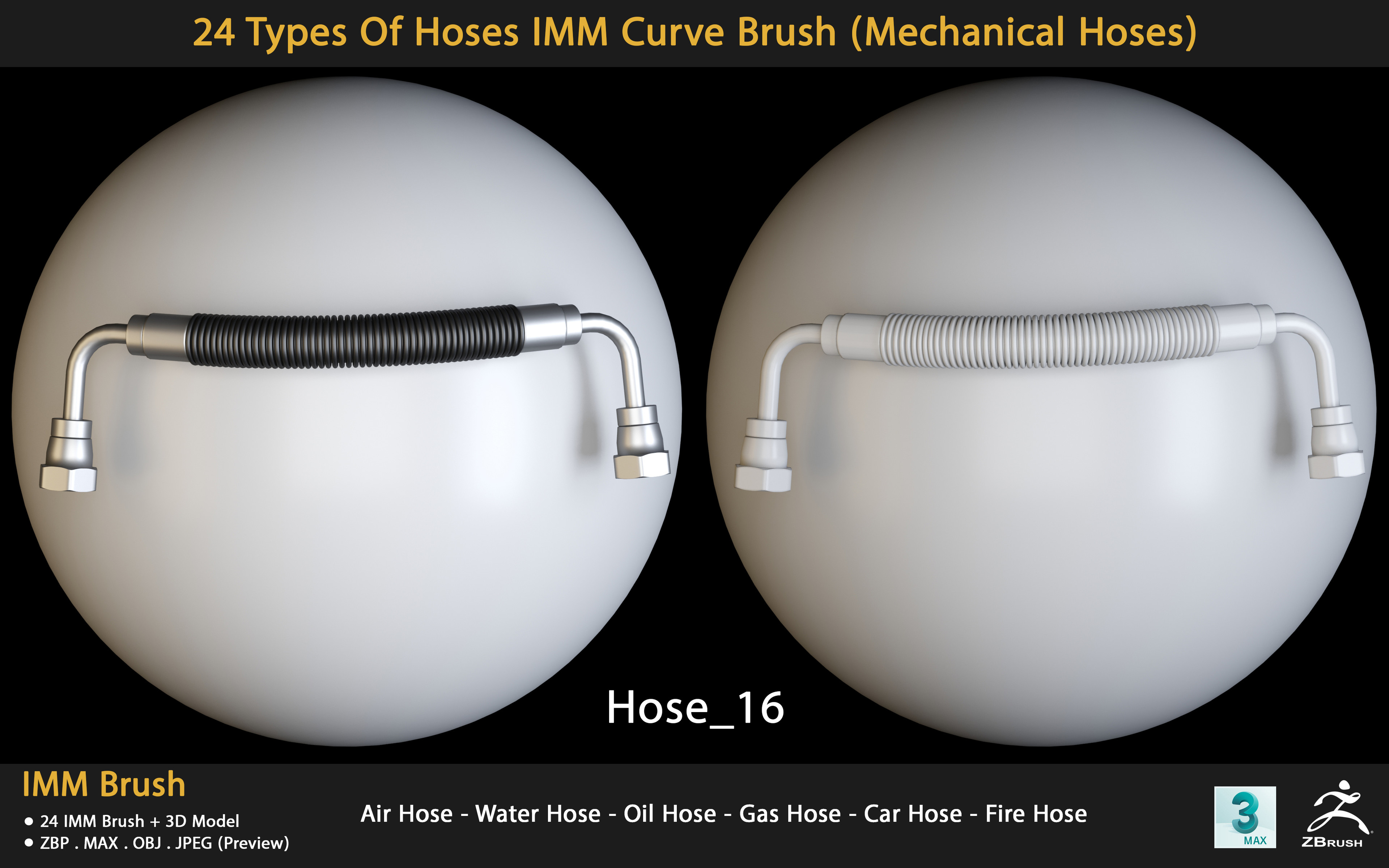 mohamad shalibaik - 24 Types Of Hoses IMM Curve Brush (Mechanical Hoses)