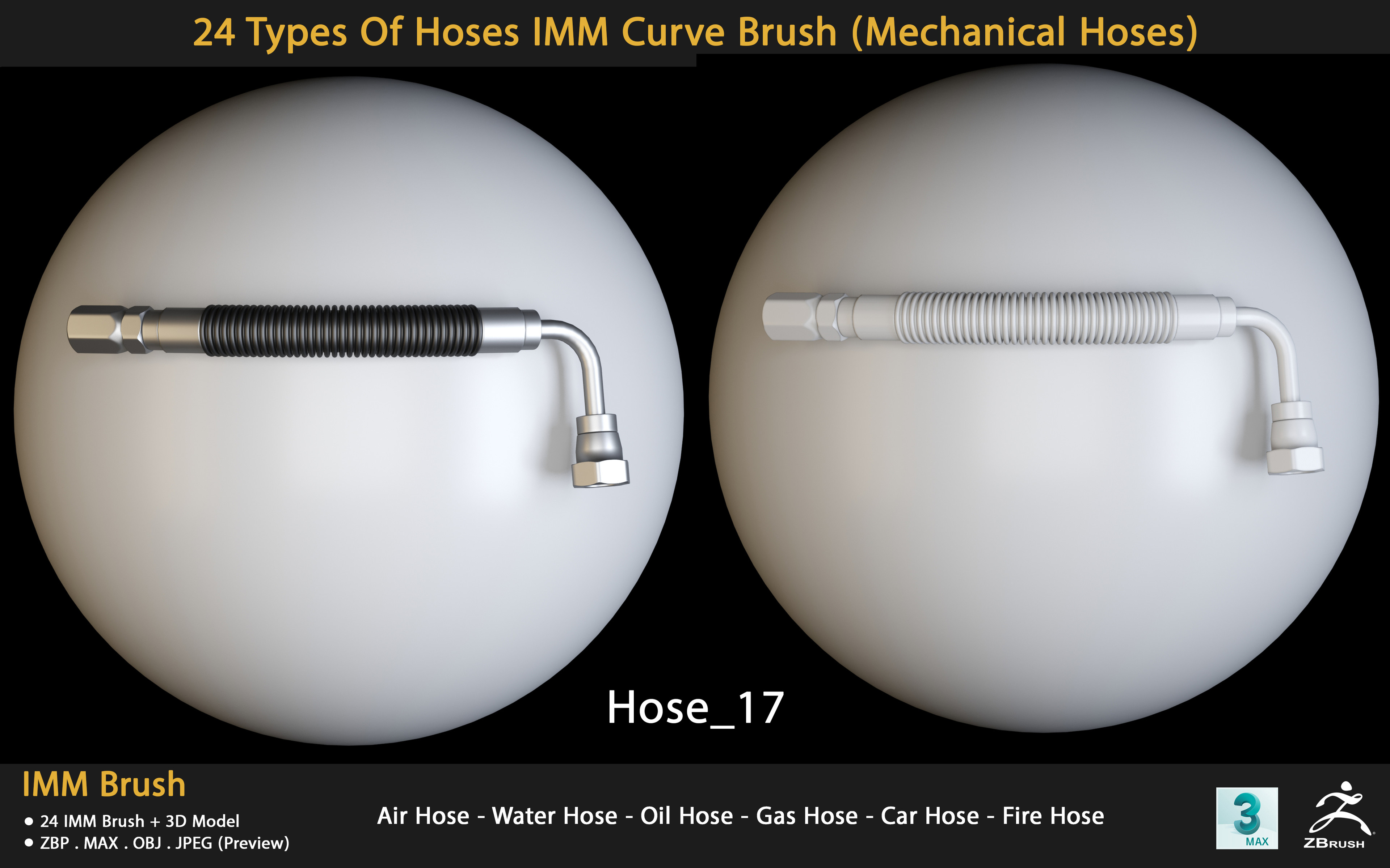 mohamad shalibaik - 24 Types Of Hoses IMM Curve Brush (Mechanical Hoses)
