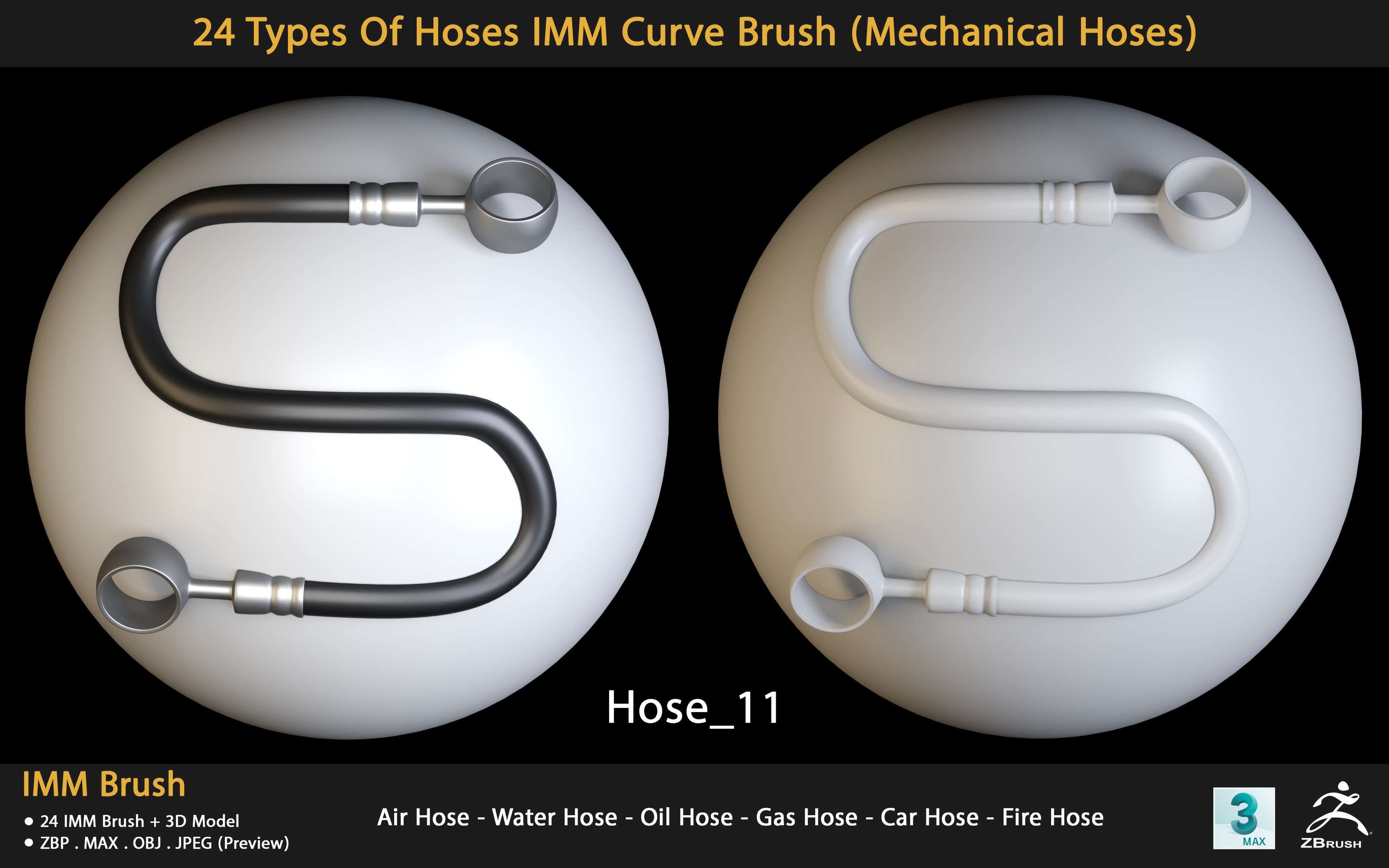 mohamad shalibaik - 24 Types Of Hoses IMM Curve Brush (Mechanical Hoses)