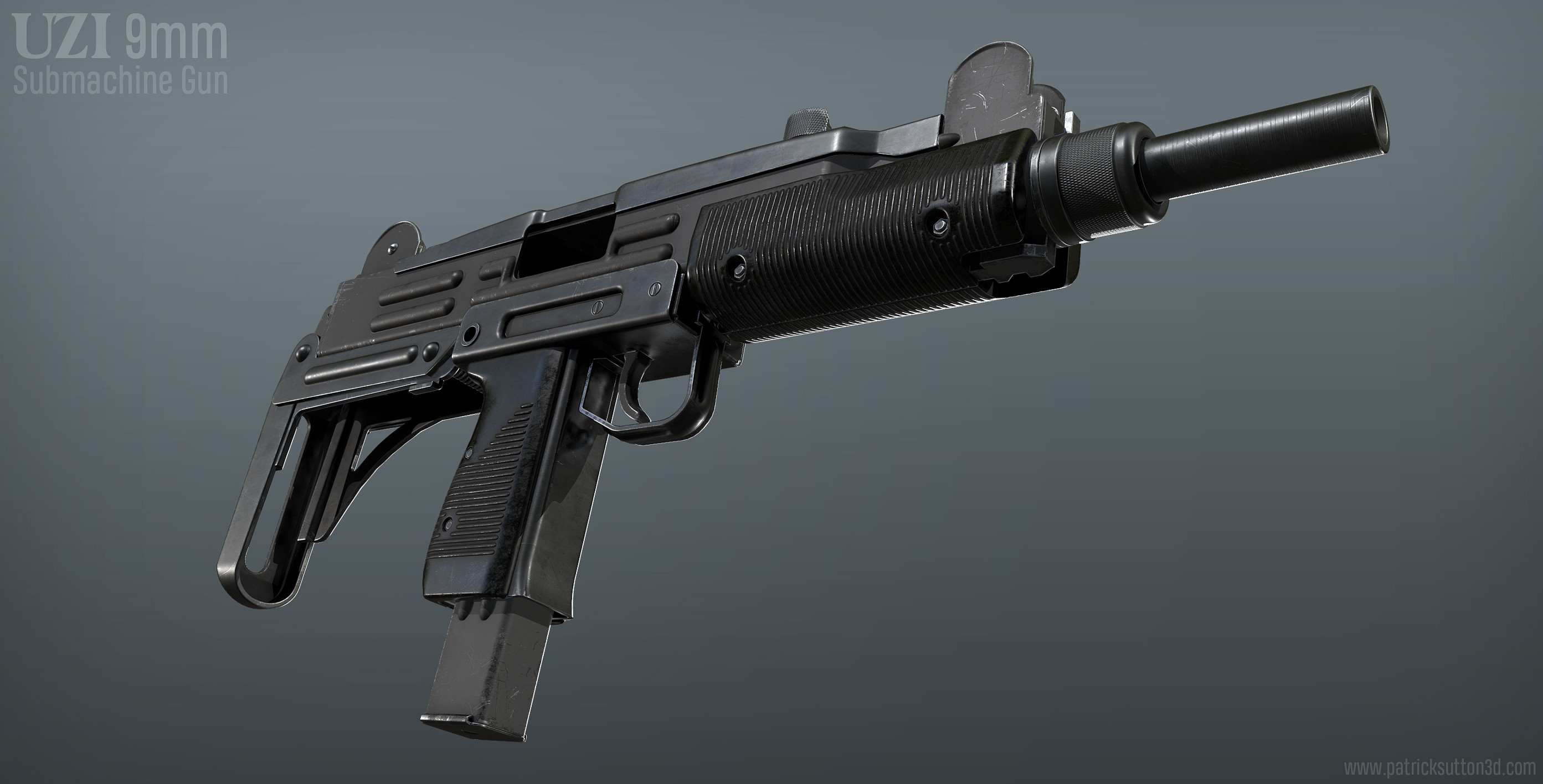 Uzi 9mm Submachine Gun