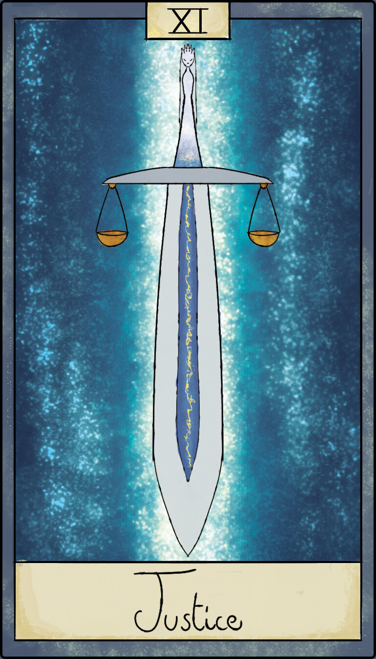 ArtStation - Tarot Card N°11: Justice