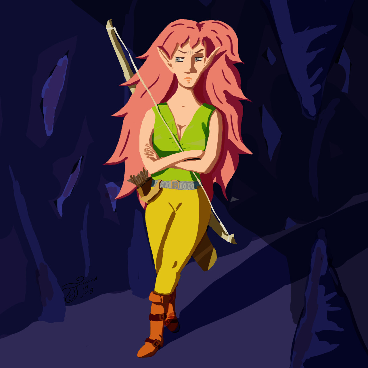 ArtStation - Alice, High Elf Bard