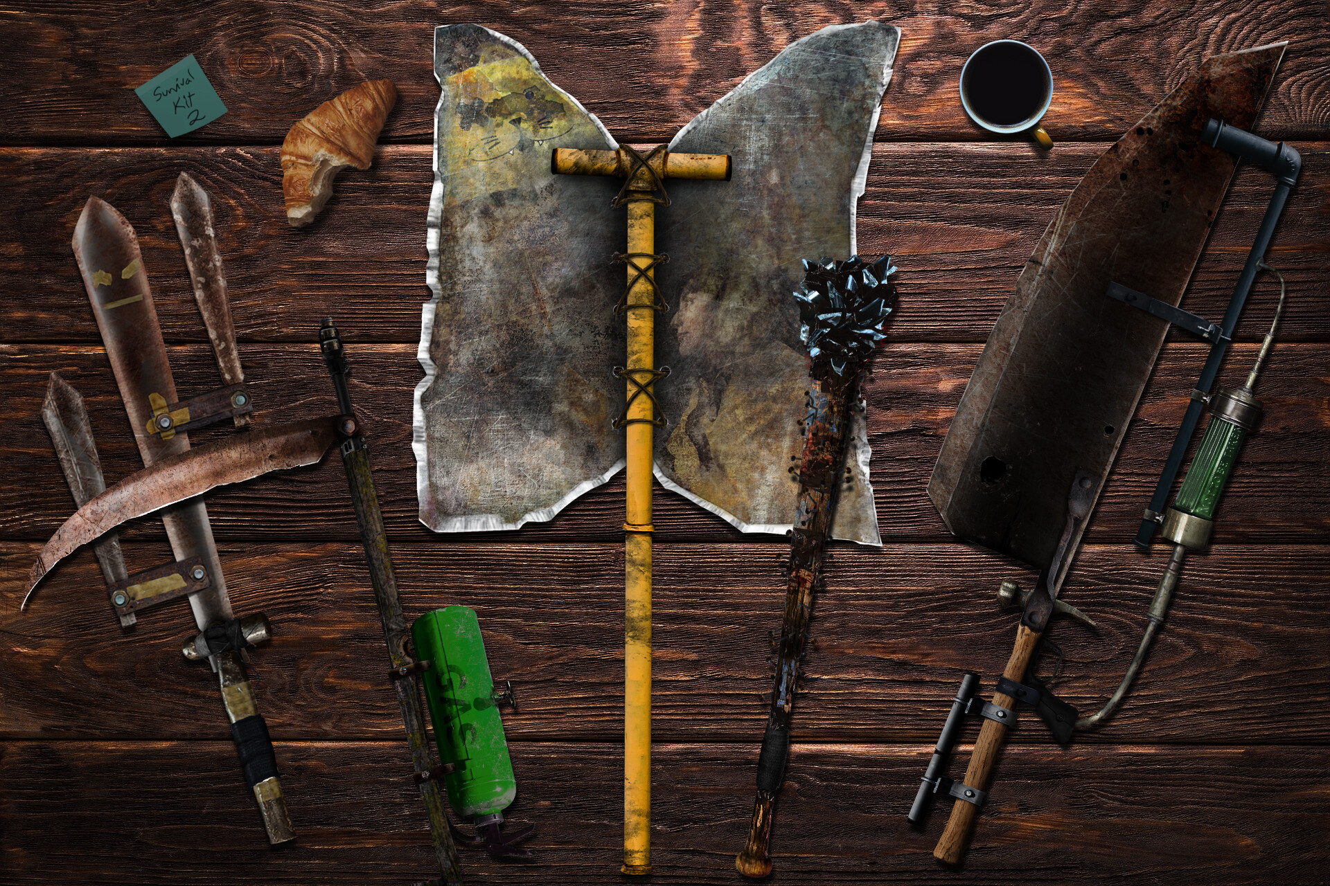 ArtStation - Hand made weapons 2