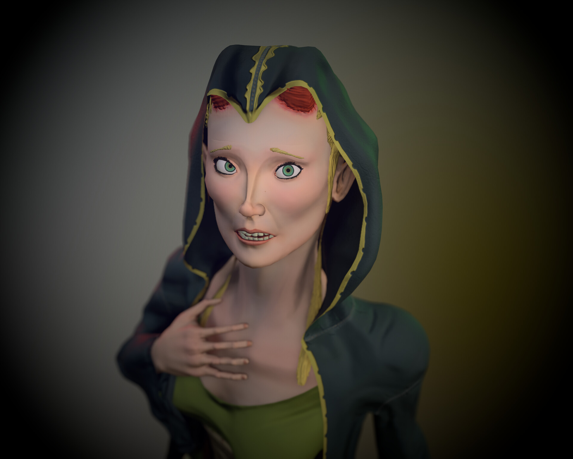 ArtStation - Elananue - Cursed Elf