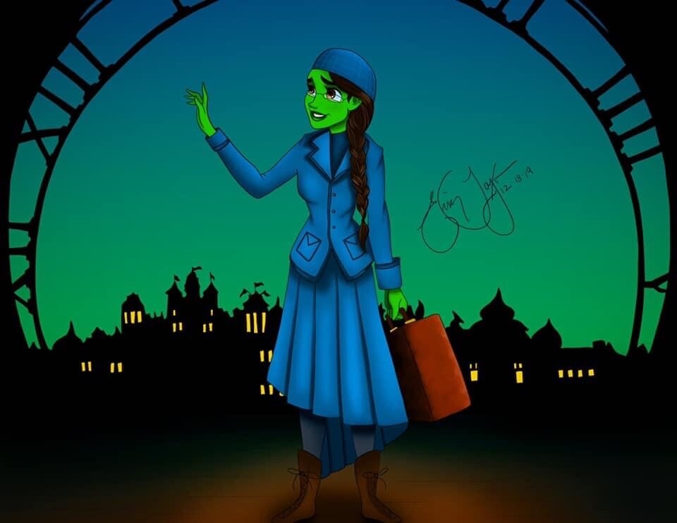 ArtStation - The Wizard and I, Wicked the Musical