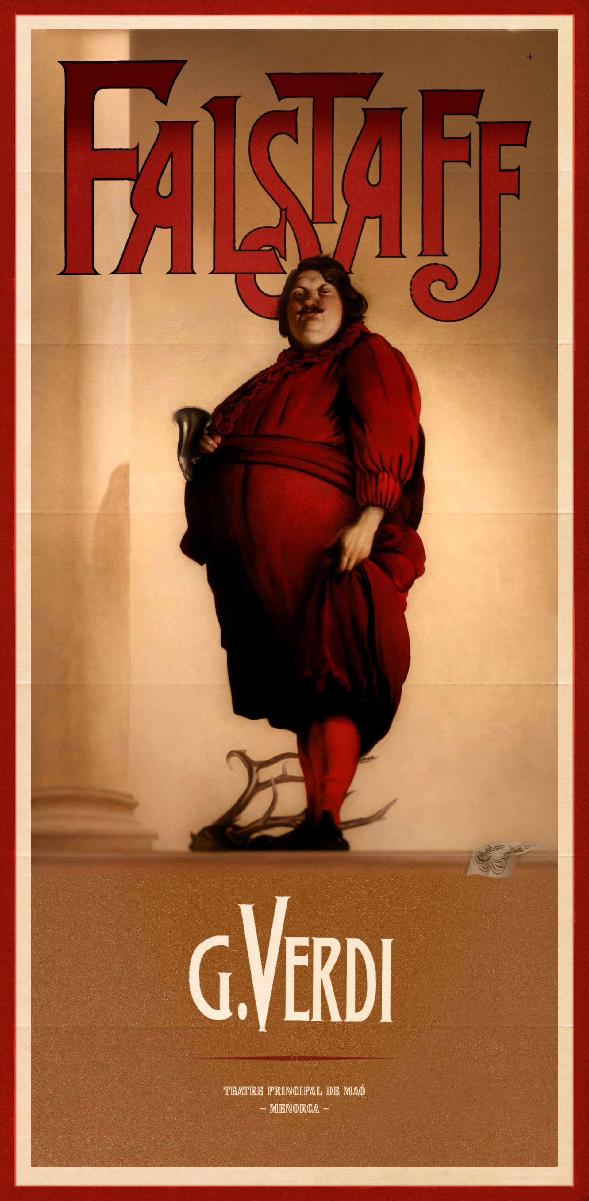 ArtStation - 'Falstaff' opera poster