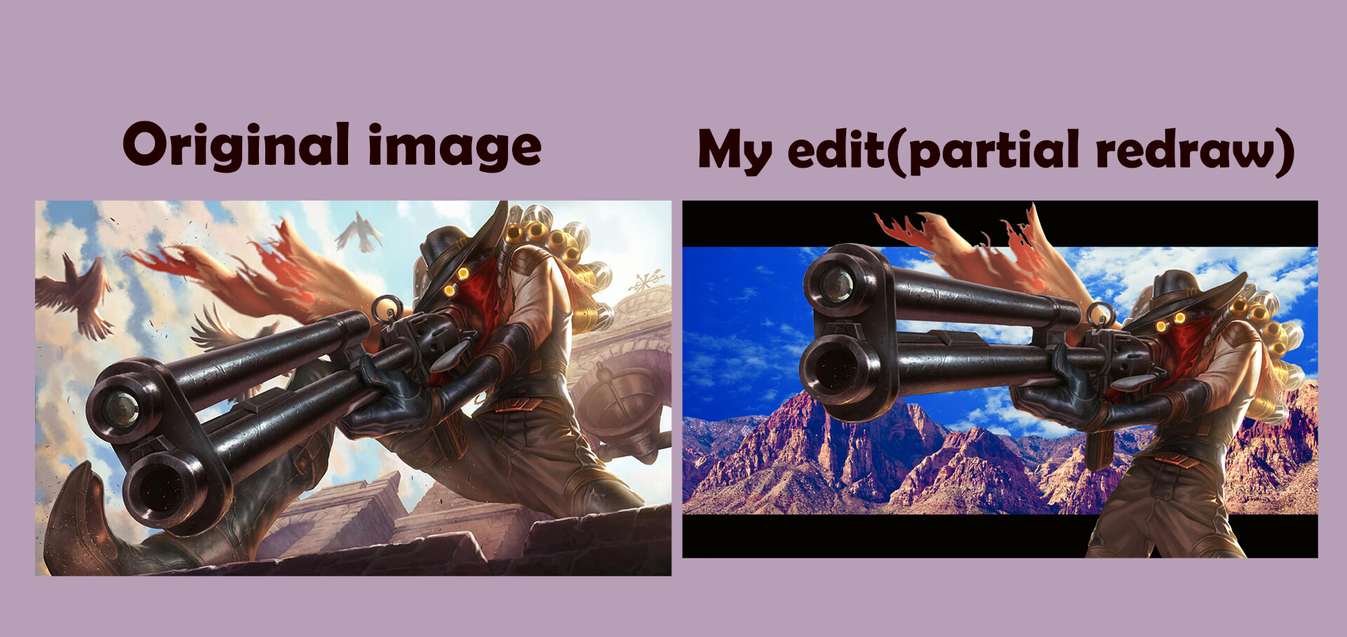 ArtStation - Examples of my editing/redraws