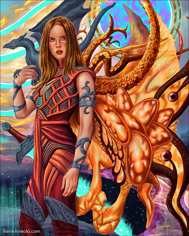 ArtStation - Jalena, Ethereal Guard