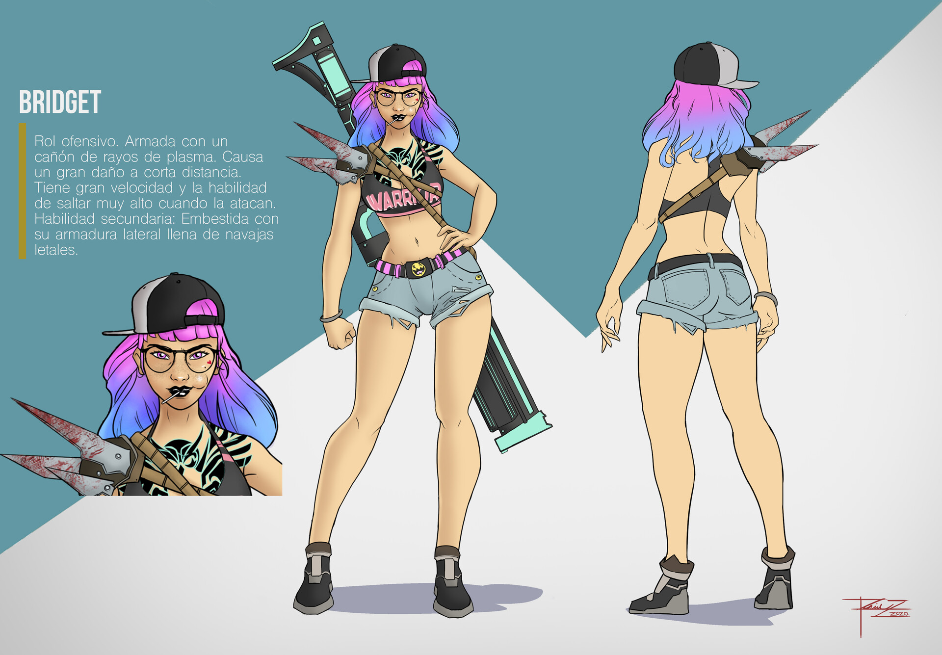 ArtStation - Bridget Character concept