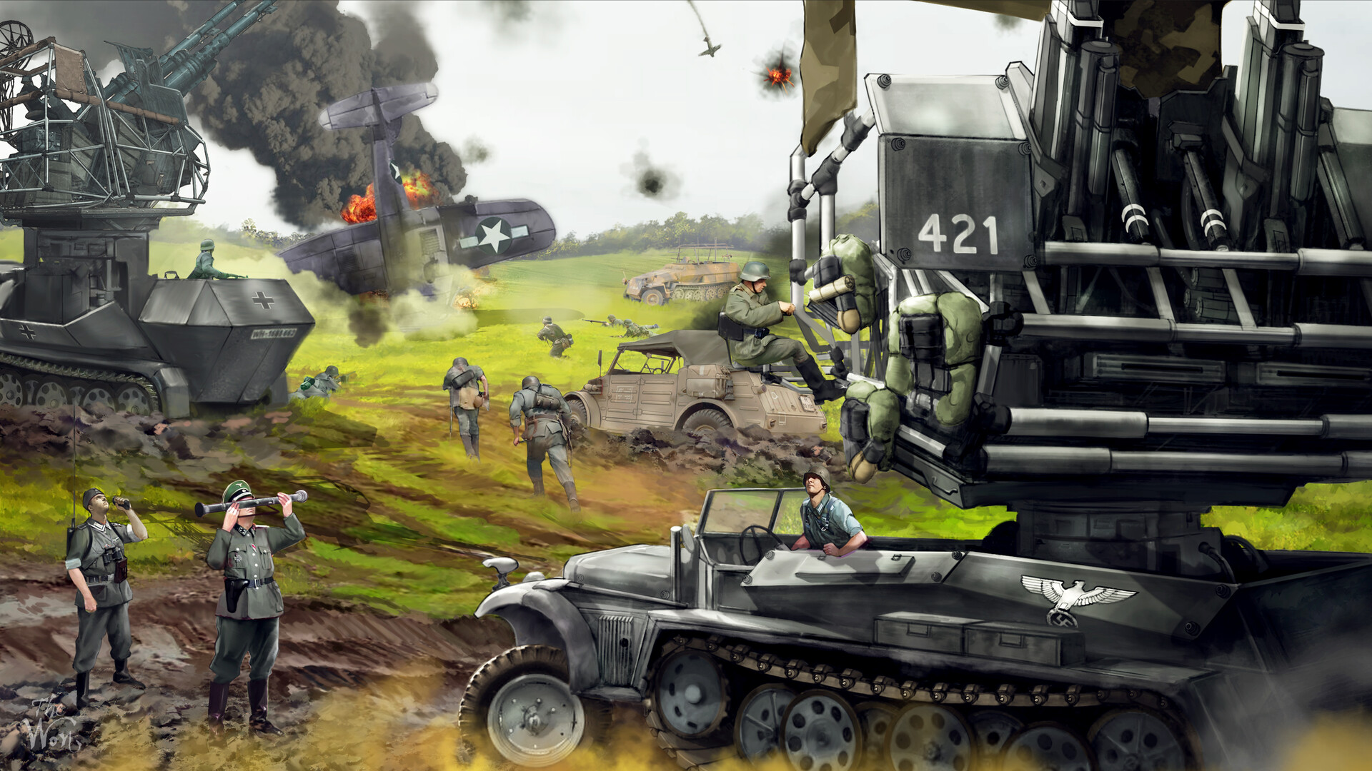 ArtStation - WW2 German Mobile Flak